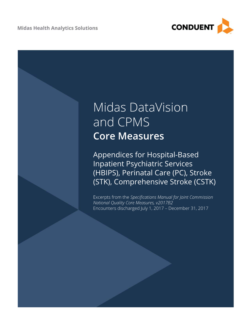 Midas Datavision and CPMS Core Measures - DocsLib