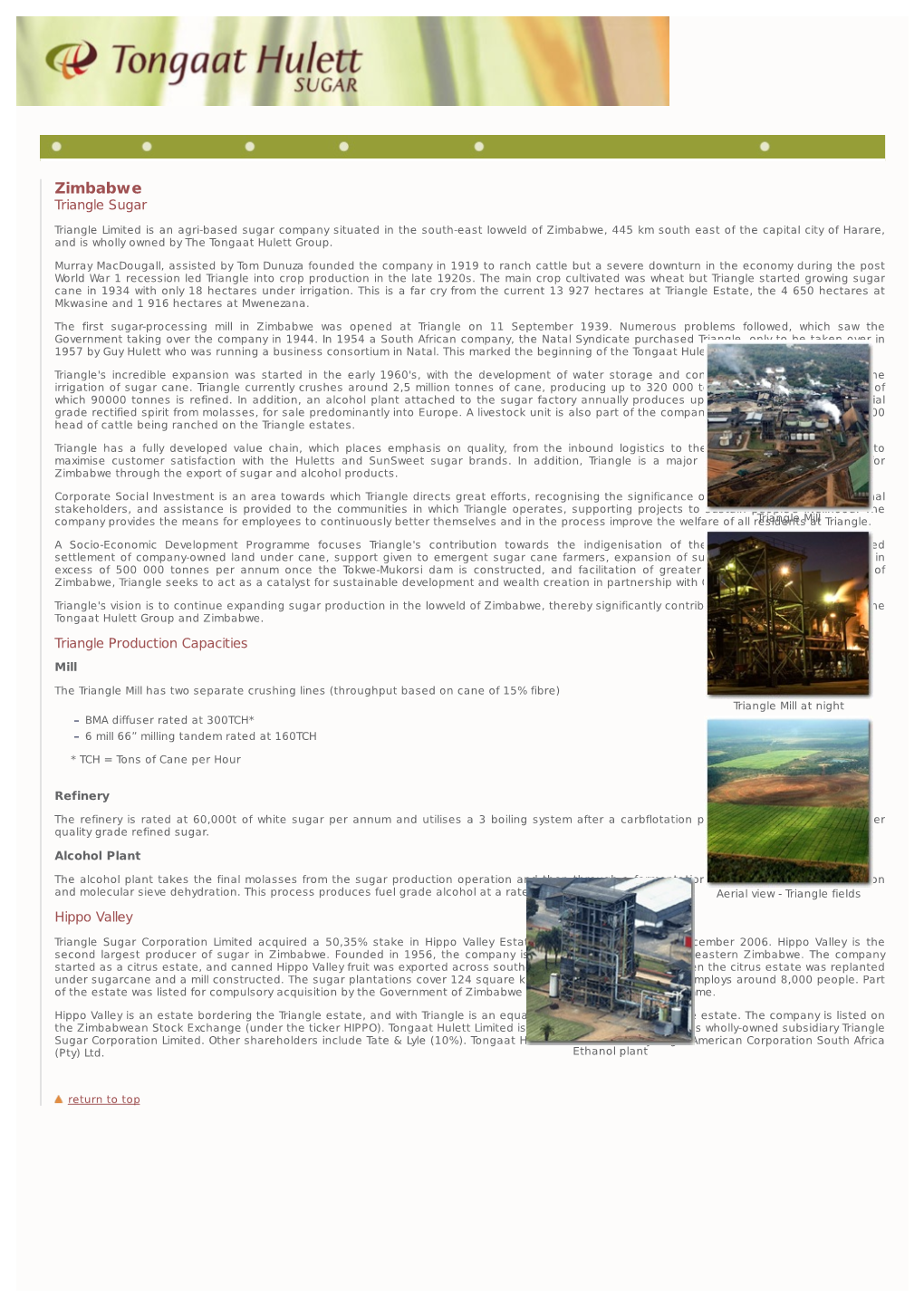 Zimbabwe Triangle Sugar - DocsLib