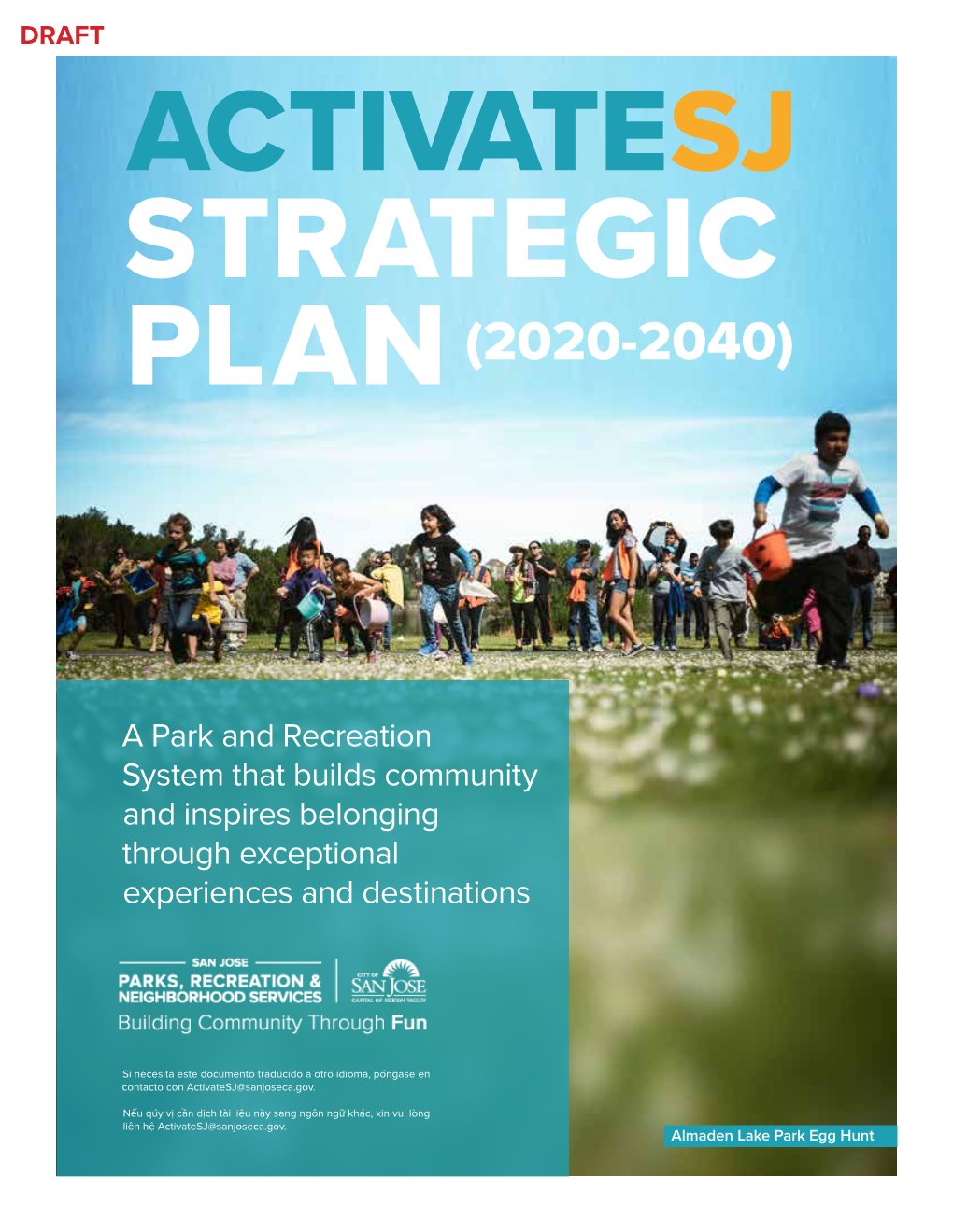 Activatesj Strategic Plan (2020-2040) - DocsLib