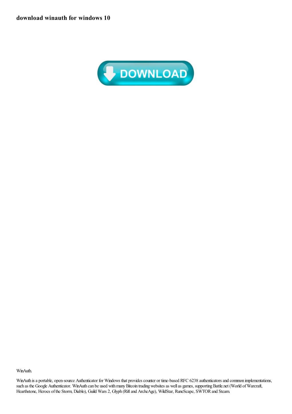 Download Winauth for Windows 10 - DocsLib