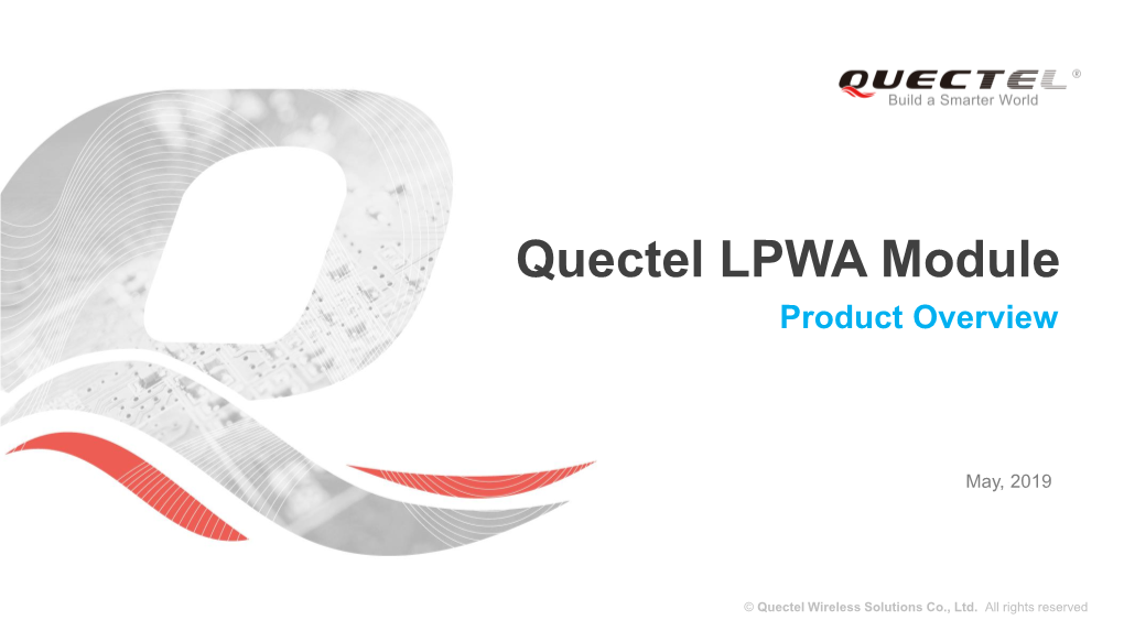 Quectel LPWA Module Product Overview - DocsLib