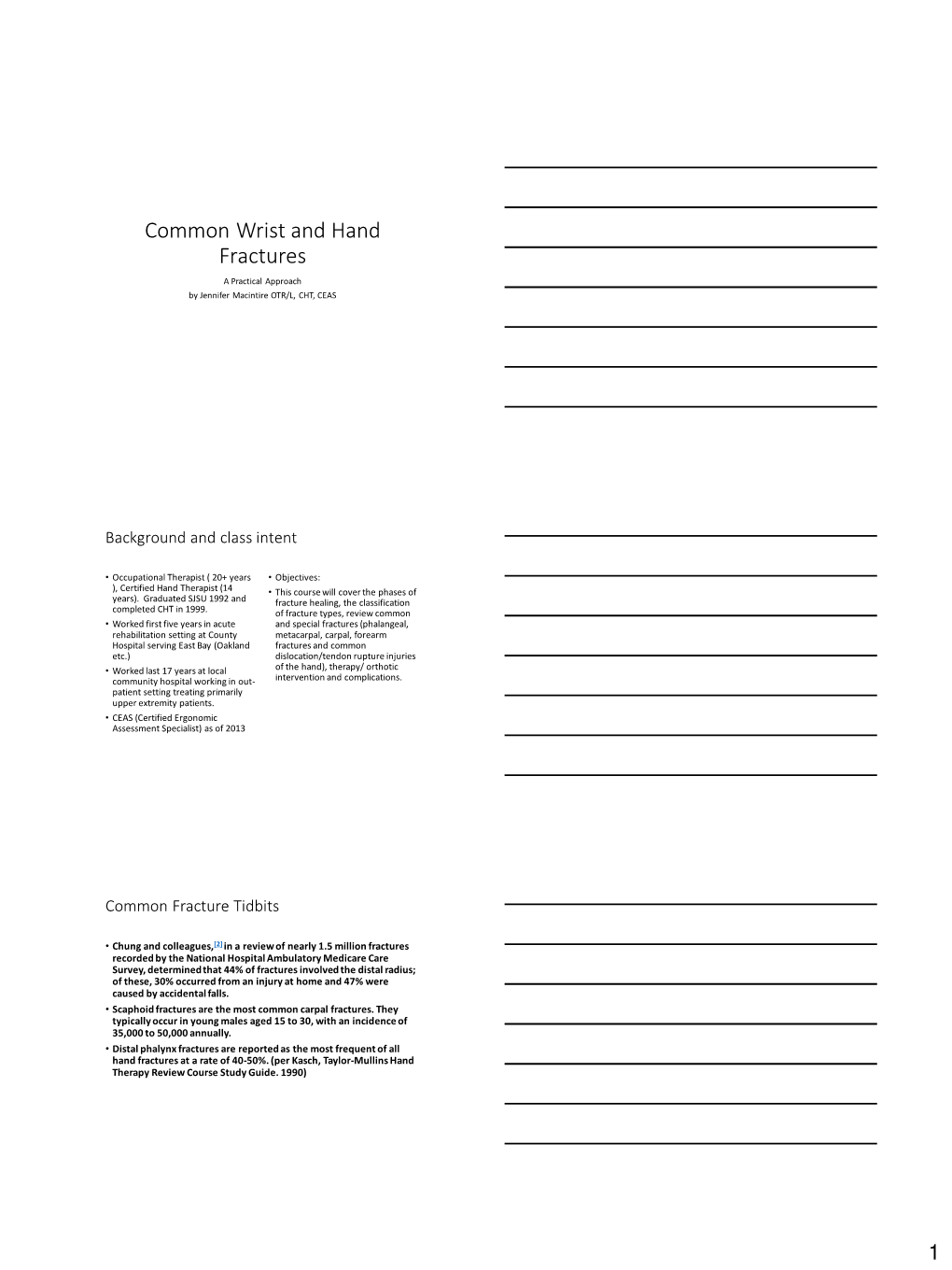 Common Wrist and Hand Fractures - DocsLib