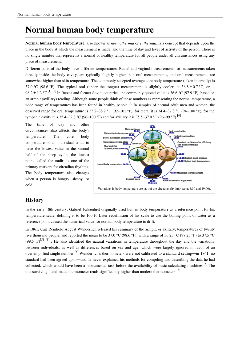 Normal Human Body Temperature 1 Normal Human Body Temperature - DocsLib