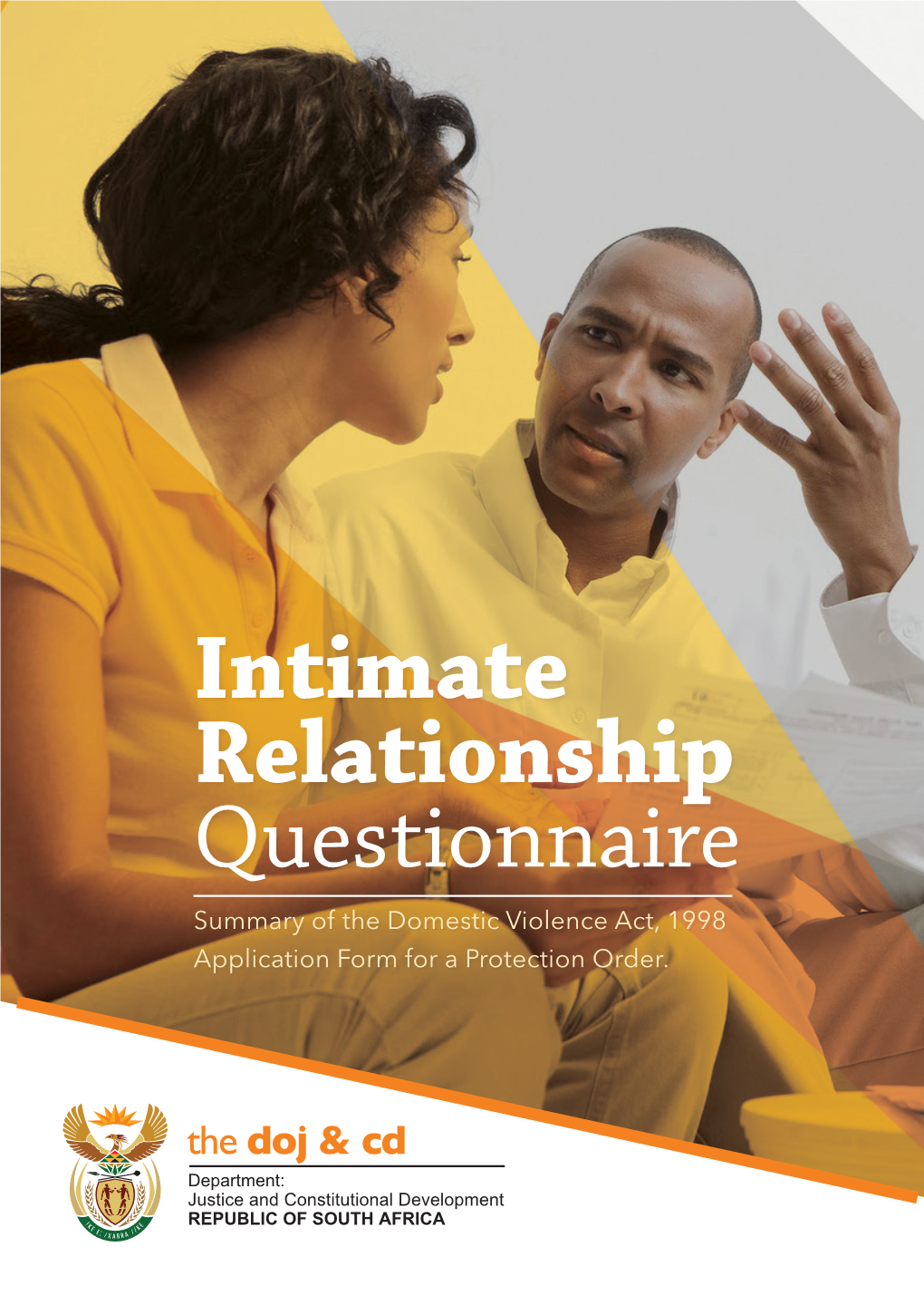 Intimate Relationship Questionnaire Summary of the Domestic Violence ...