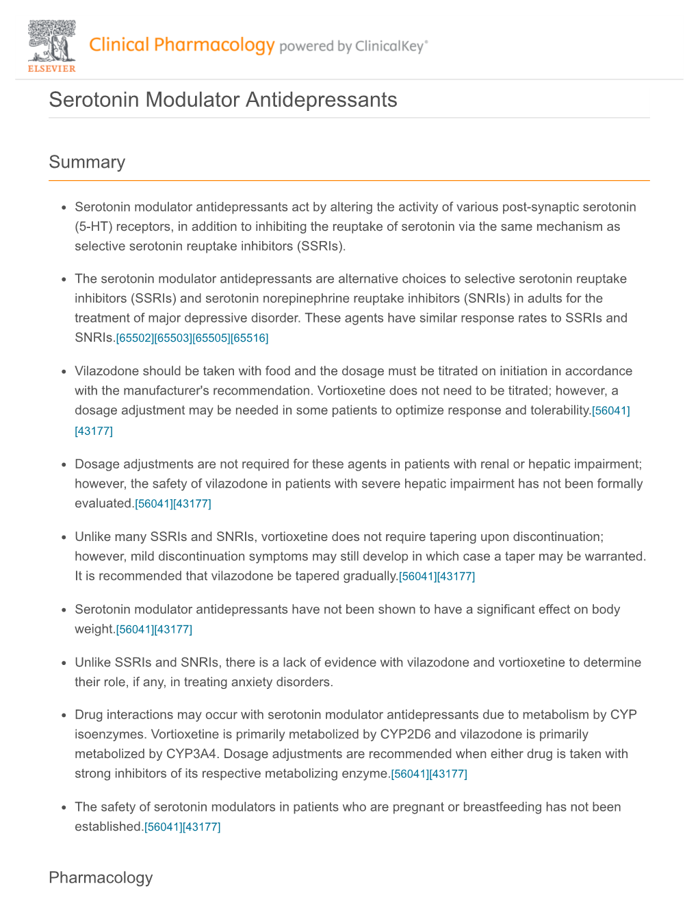 Serotonin Modulator Antidepressants - DocsLib