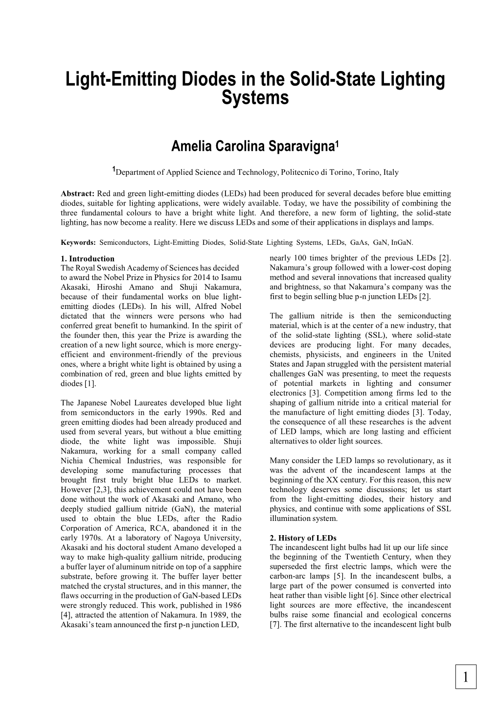 Light-Emitting Diodes in the Solid-State Lighting Systems - DocsLib