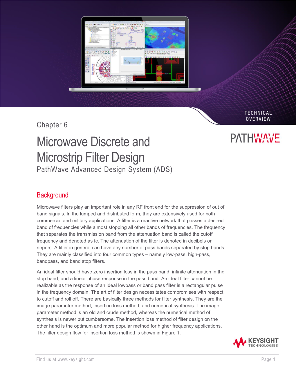Chapter 6 Microwave Discrete and Microstrip Filter Design Pathwave ...