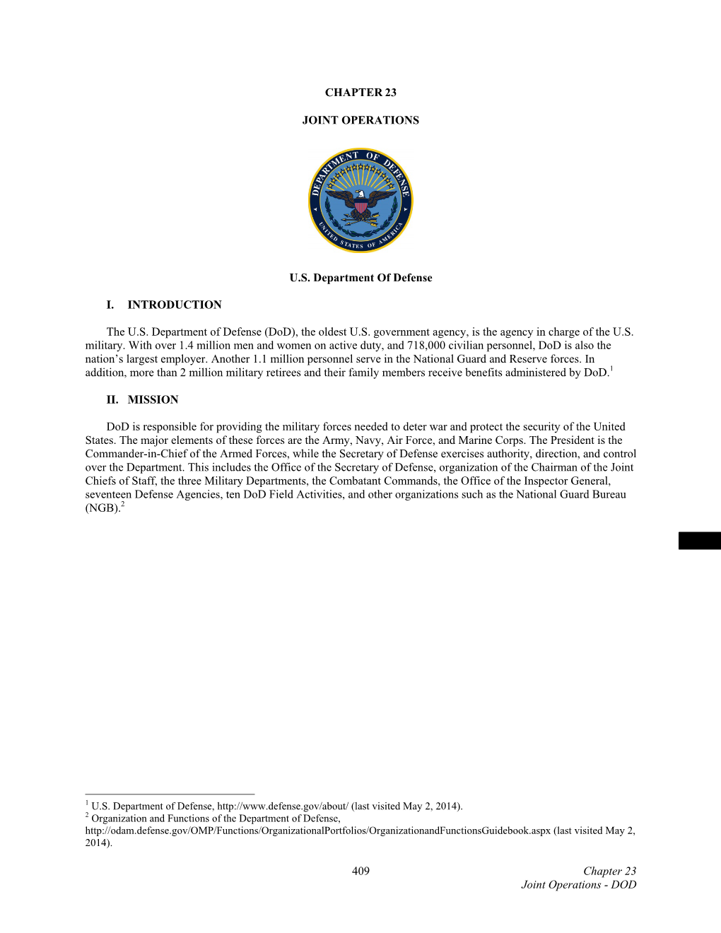 Operational Law Handbook, 2015 - DocsLib