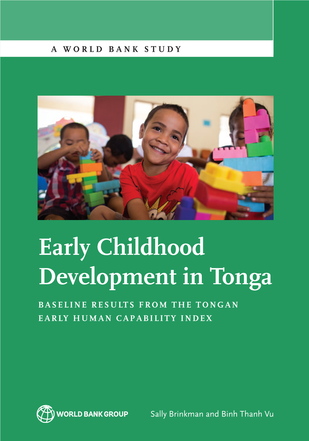 Early Childhood Development in Tonga: Baseline Results from the Tongan ...