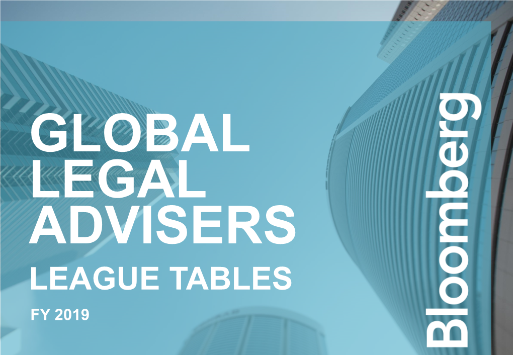 Bloomberg's Global Legal Advisers League Tables - DocsLib