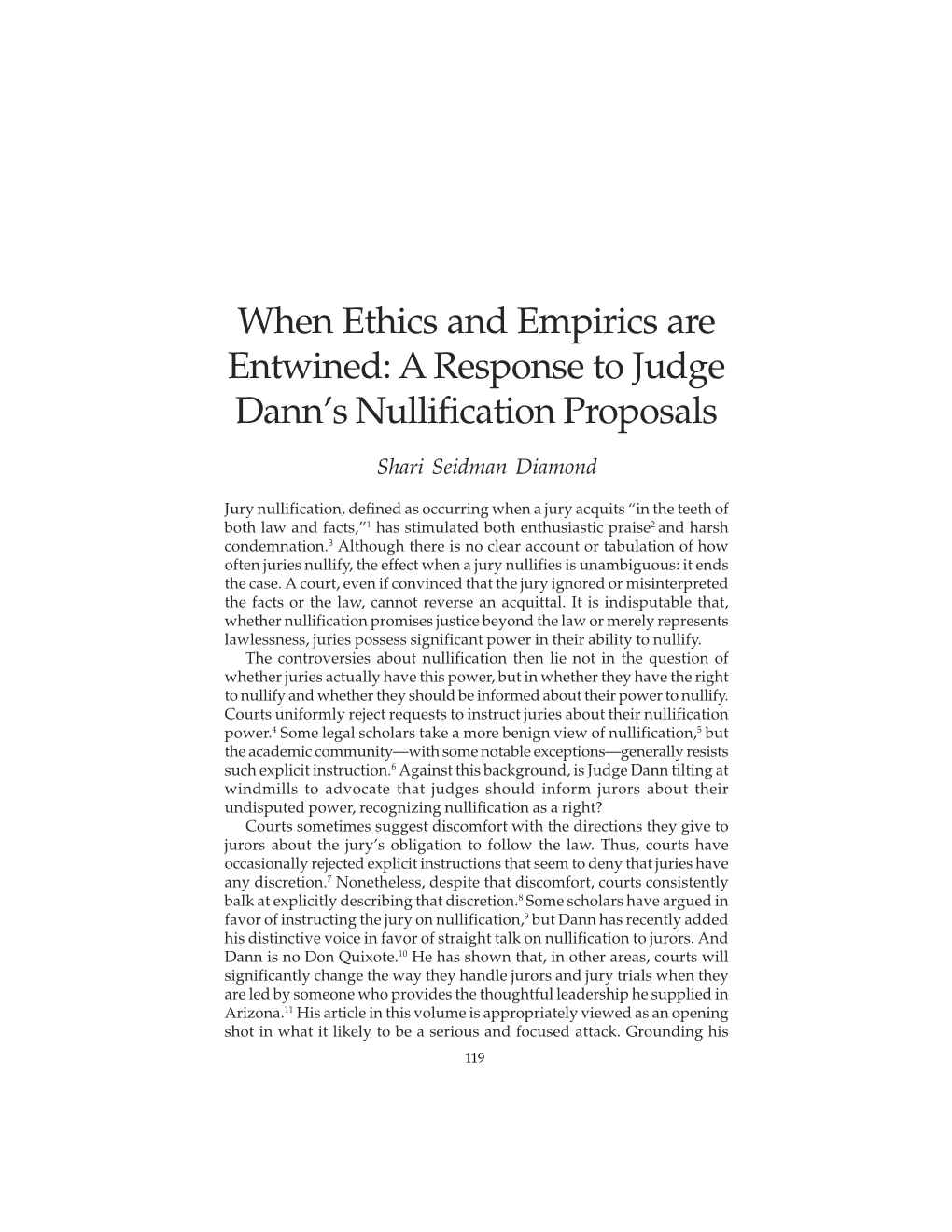A Response to Judge Dann's Nullification Proposals - DocsLib