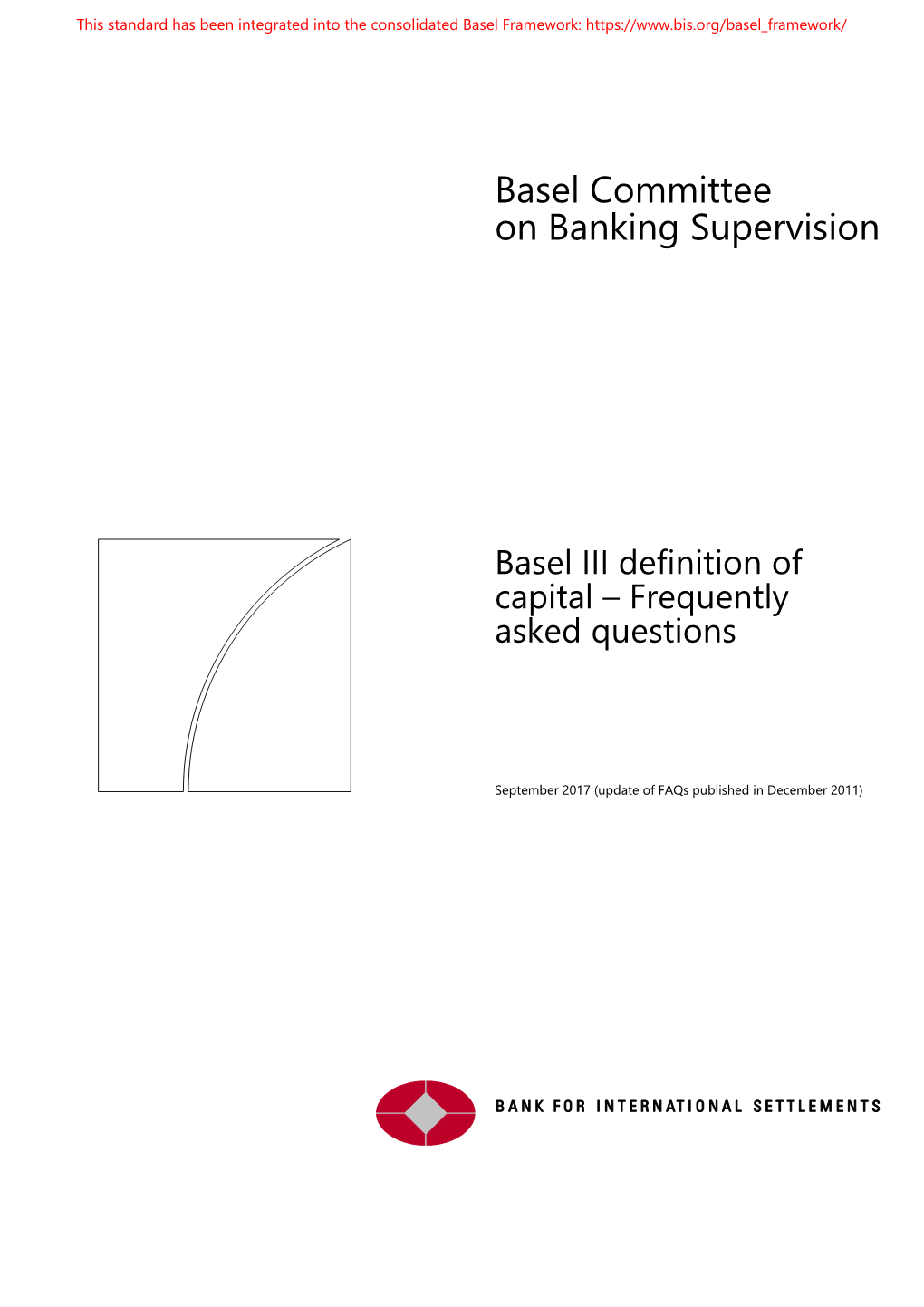 Basel III Definition of Capital – Frequently Asked Questions - DocsLib