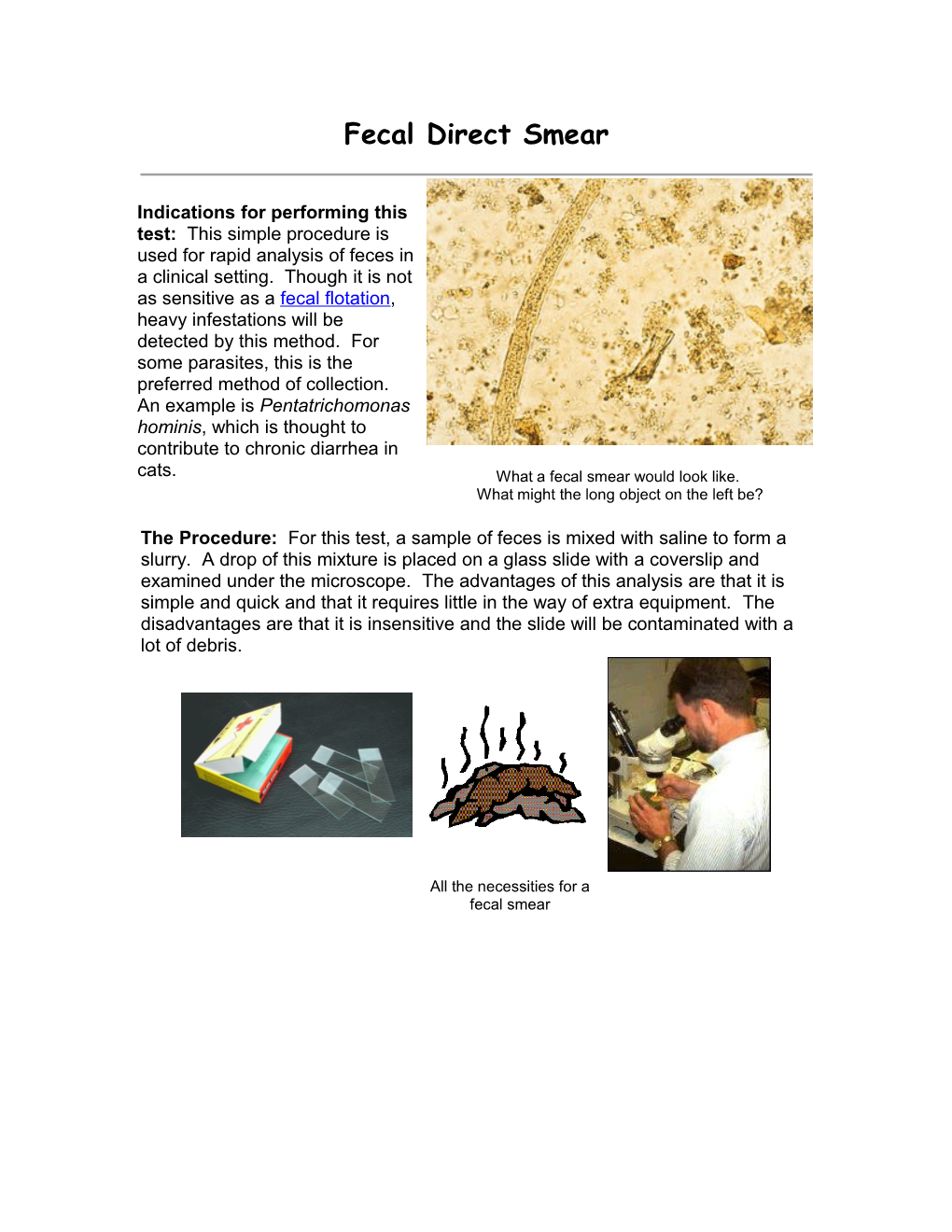 Fecal Direct Smear - DocsLib